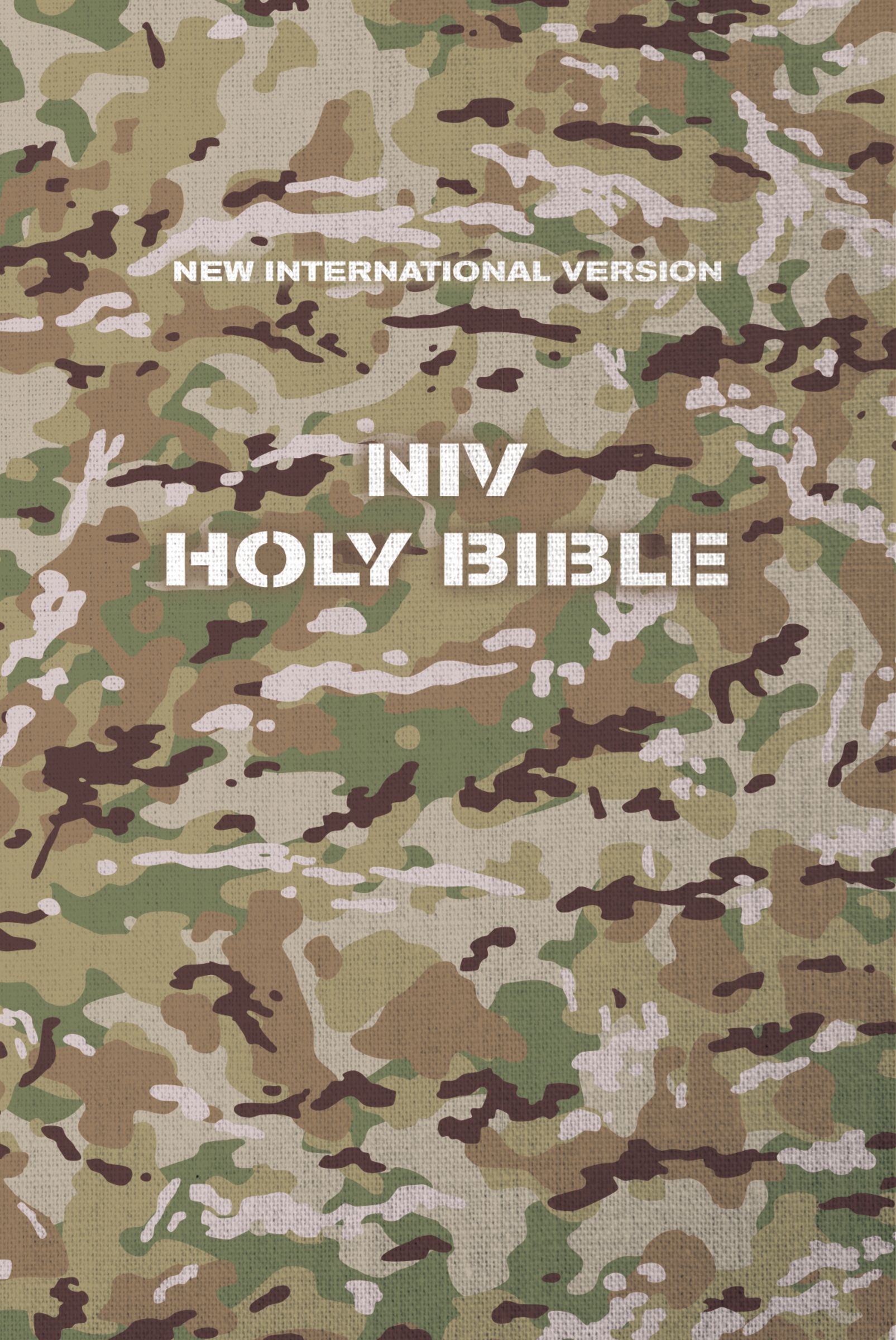 NEW BOOK NIV Holy Bible Compact [Military Camo] by HarperCollins ...